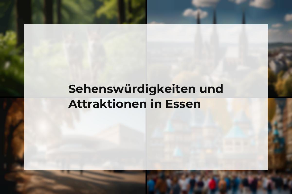 Sehenswürdigkeiten und Attraktionen in Essen | NRW-Tourist
